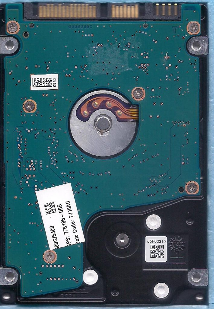 Toshiba MQ01ABF050 500GB HDKCB16A2A01 35VMWDKMT Donor Hard Drive Price ...